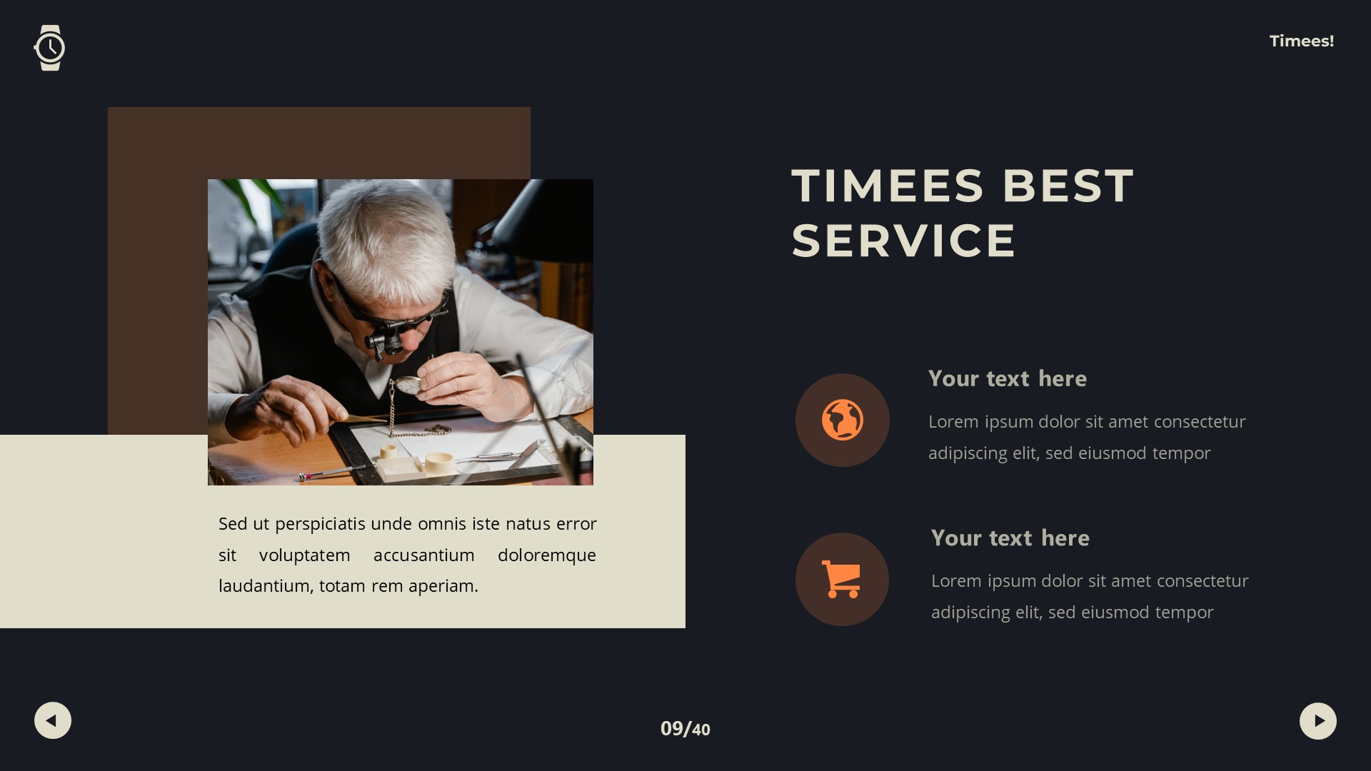 TIMEES - Watch PowerPoint template, Presentation Templates | GraphicRiver