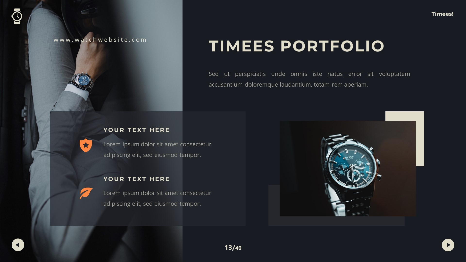 TIMEES - Watch Keynote template, Presentation Templates | GraphicRiver