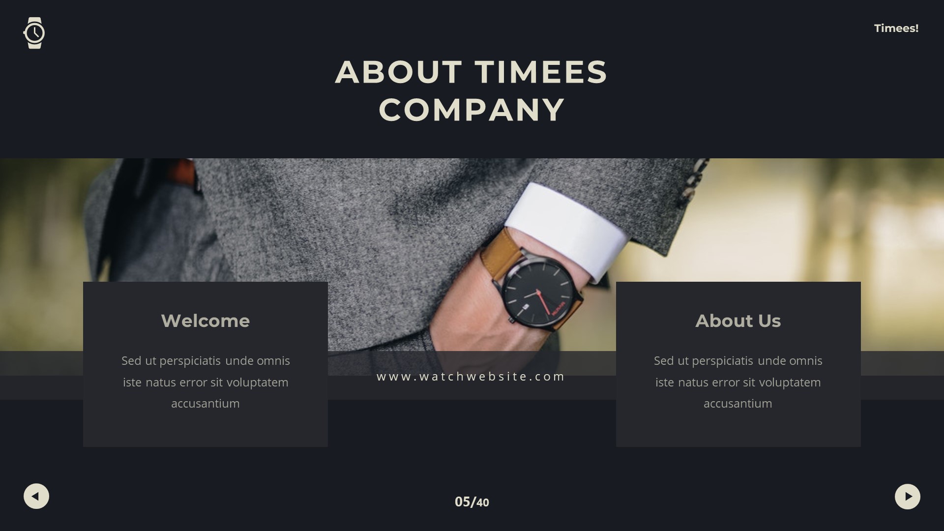 TIMEES - Watch Keynote template, Presentation Templates | GraphicRiver