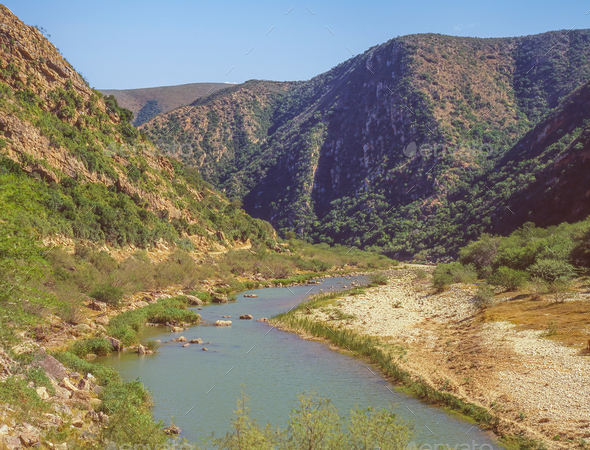 The Groot River Gorge in Baviaanskloof Stock Photo by zambezi | PhotoDune