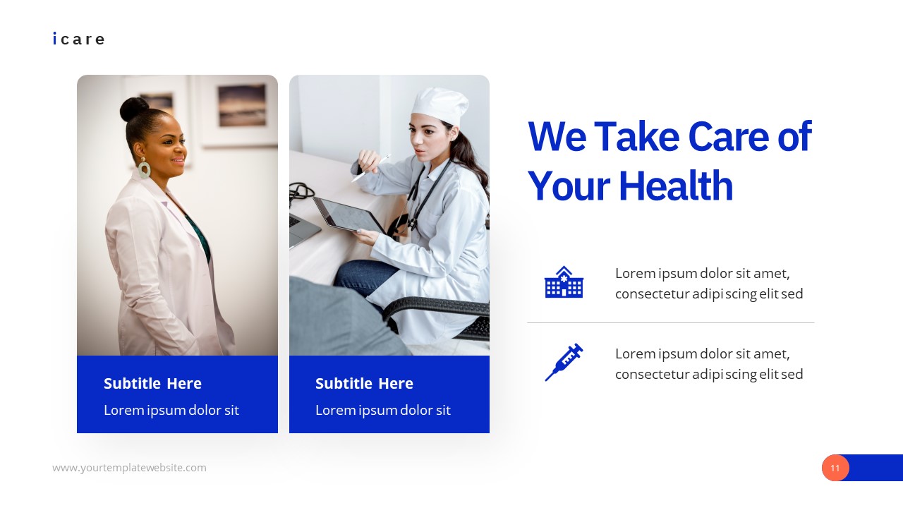 Icare Healthcare PowerPoint Template, Presentation Templates | GraphicRiver