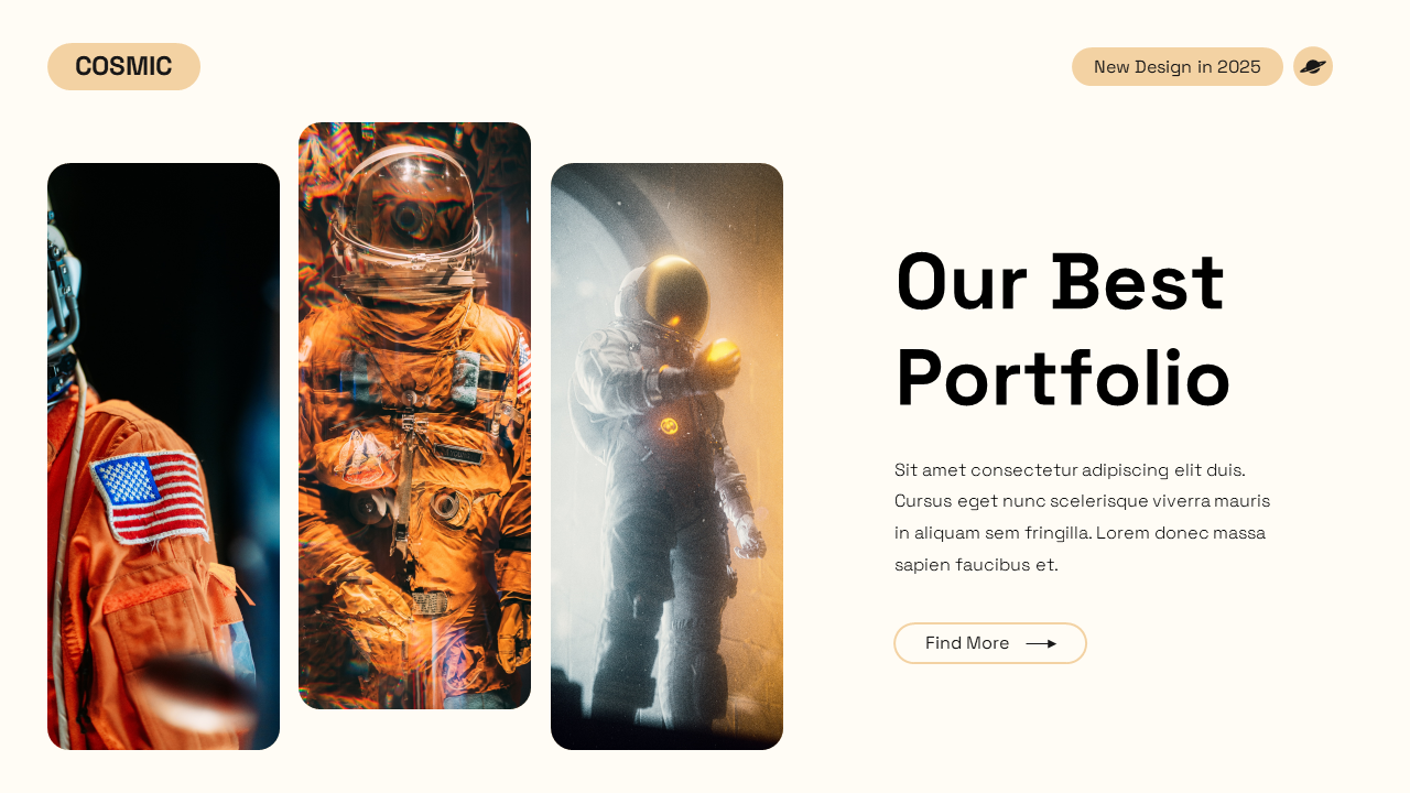 Cosmic - Creative Astronaut Presentation Template by Virstlook ...