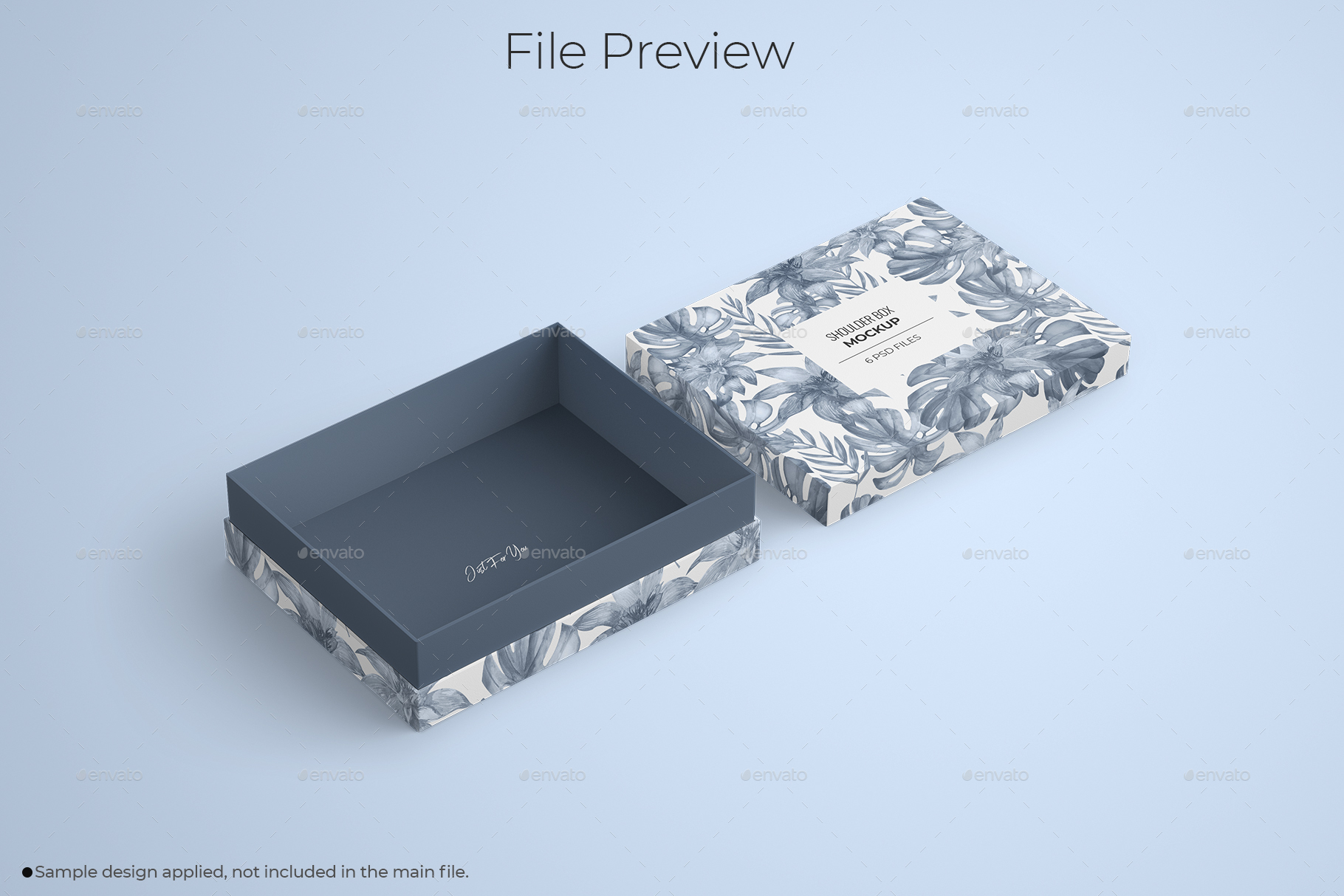 Rigid Shoulder Neck Gift Box Mockup, Graphics | GraphicRiver