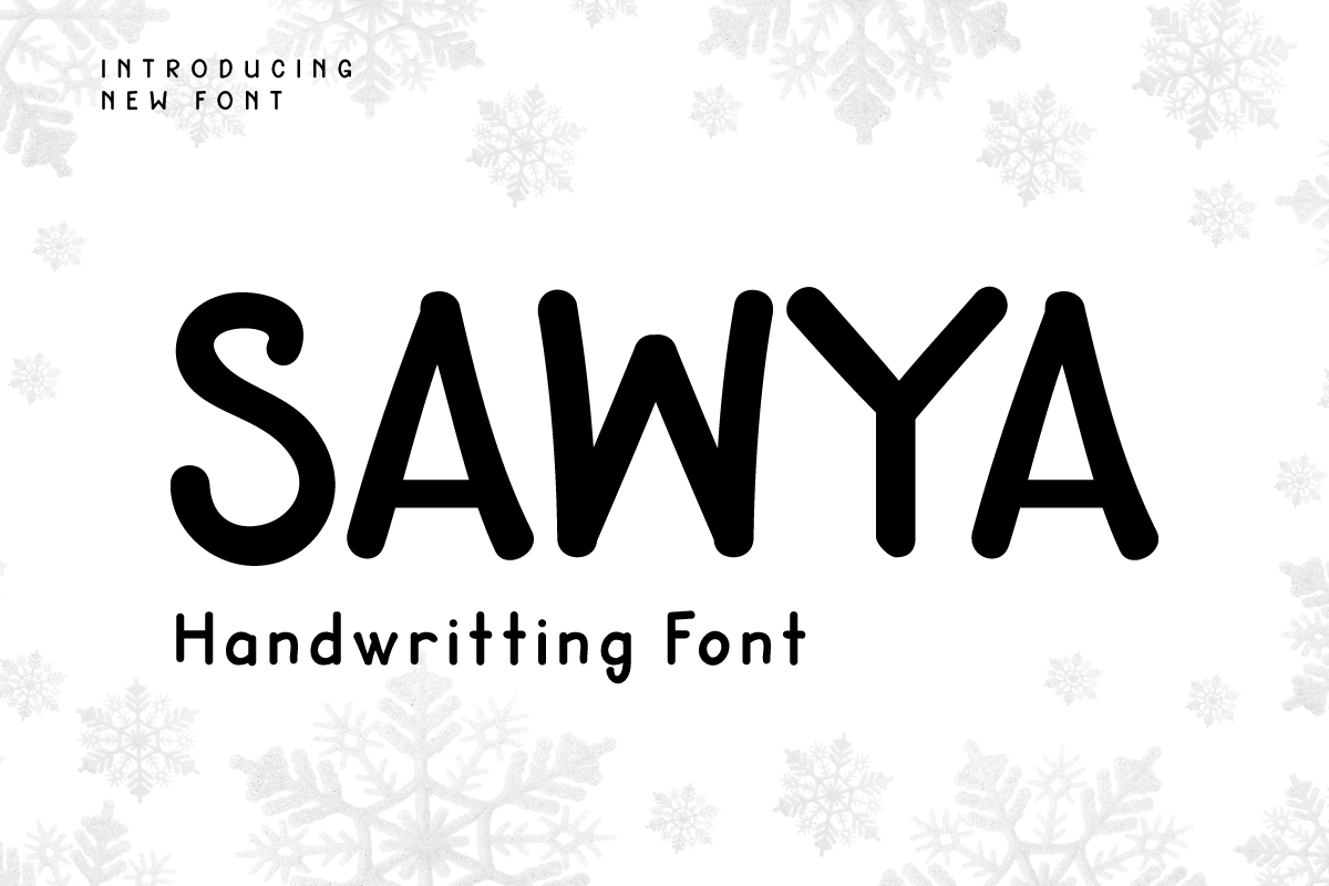 SAWYA | Handwriting Display, Fonts | GraphicRiver