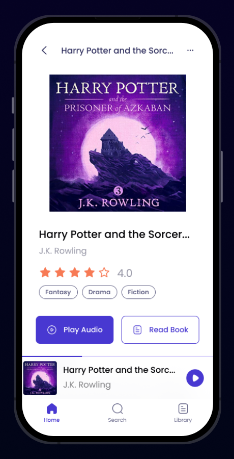 AudiBooks Flutter Full UI KIt | Audio & Ebook Flutter UI Tamplate by ...