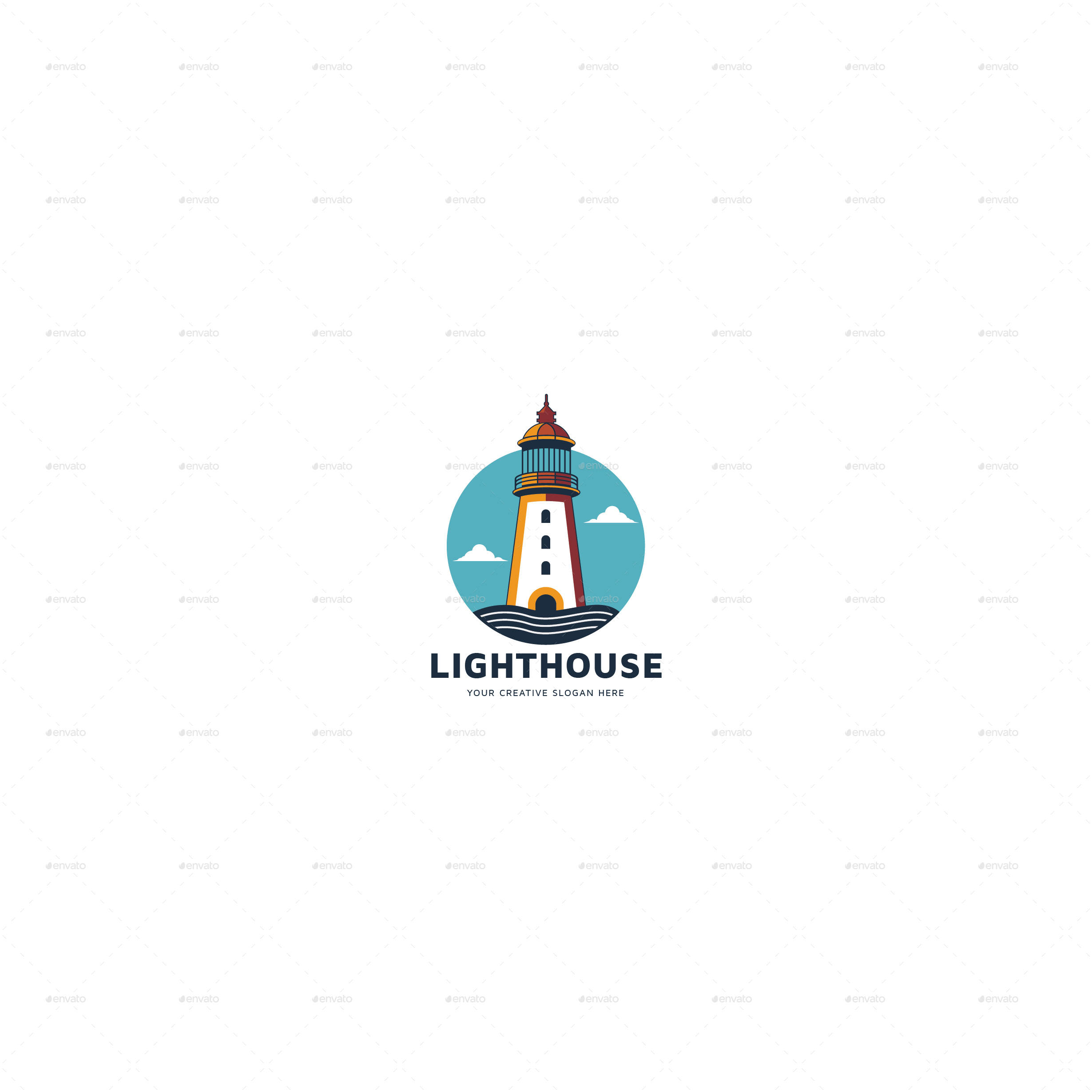Modern Lighthouse Logo, Logo Templates | GraphicRiver