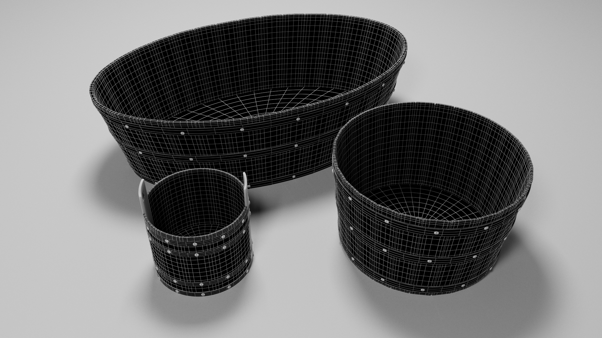 Medieval Tub Set by madi7779 | 3DOcean