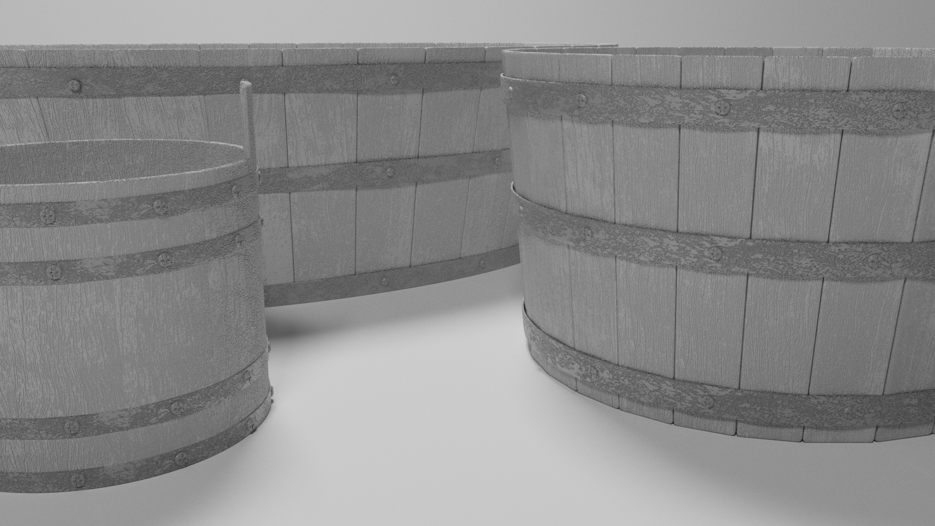 Medieval Tub Set by madi7779 | 3DOcean
