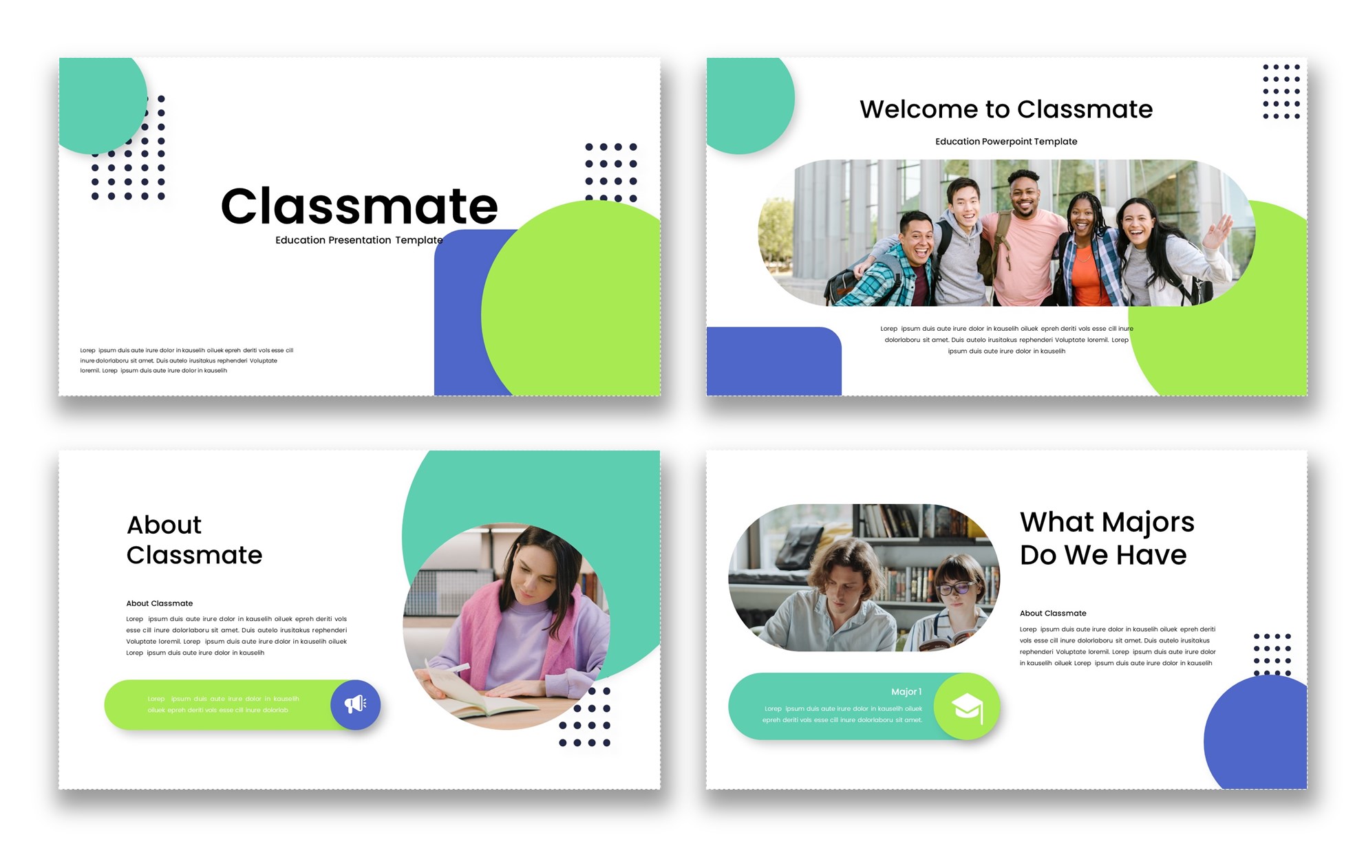 Classmate - Education Google Slide Template, Presentation Templates