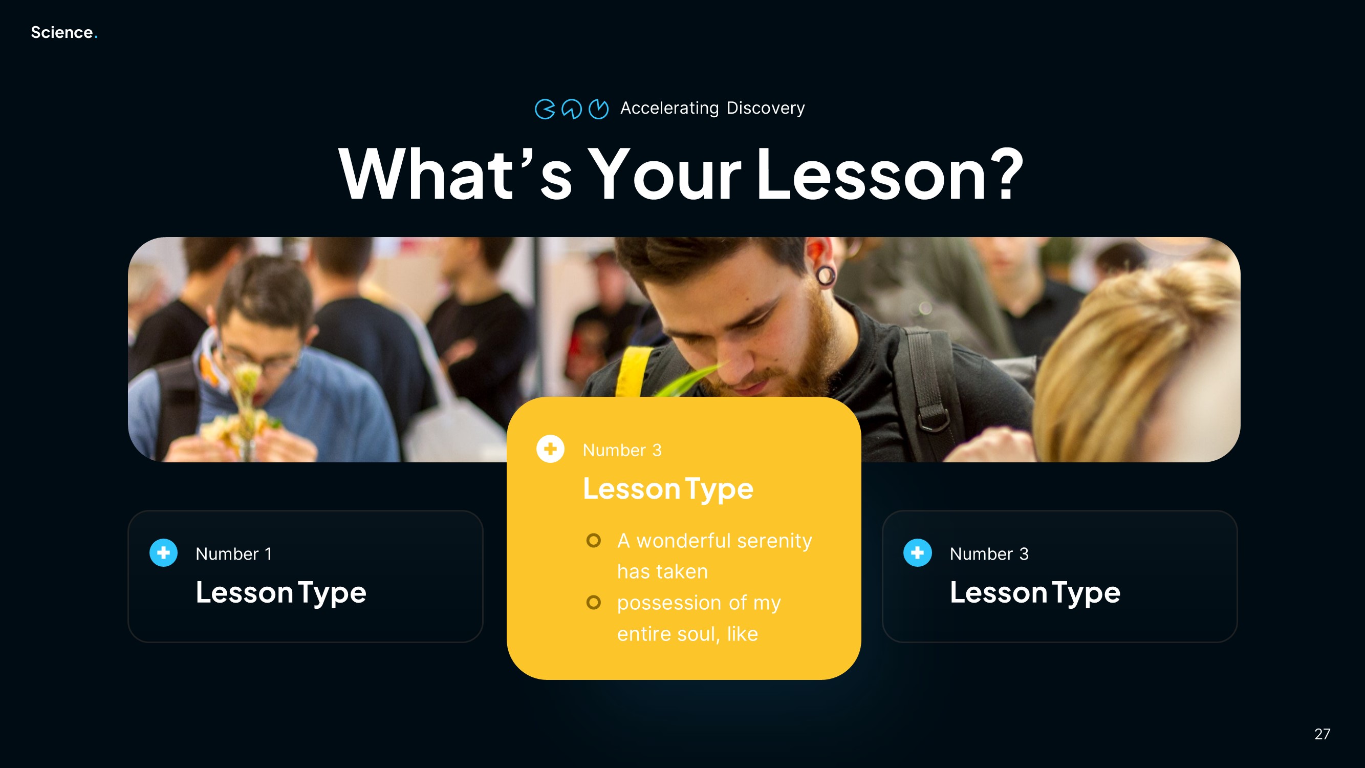 Science Academy Presentation PowerPoint Template, Presentation Templates