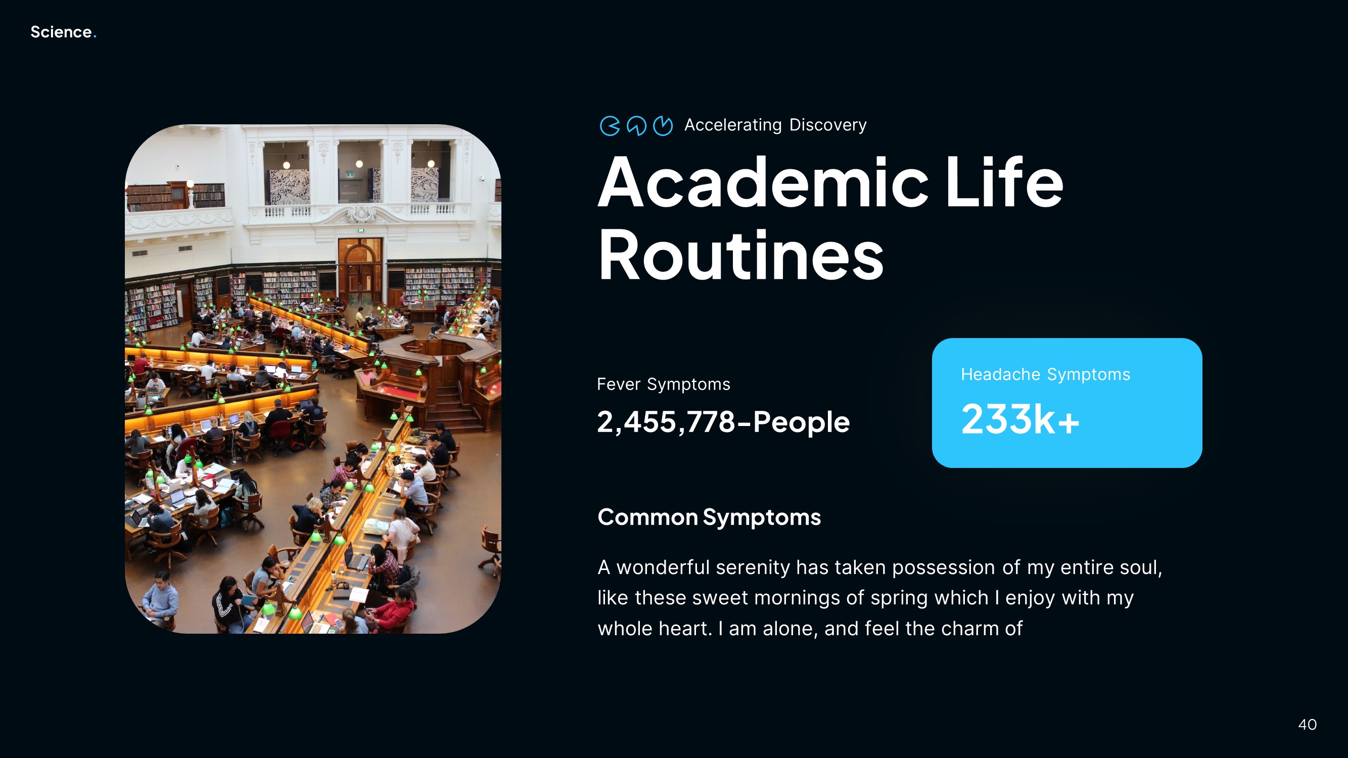 Science Academy Presentation PowerPoint Template, Presentation Templates