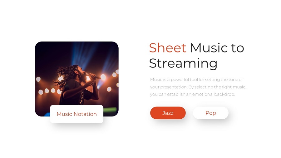 Music Festival Event Google Slides Template, Presentation Templates