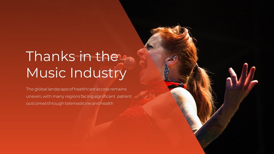 Music Festival Event Google Slides Template, Presentation Templates