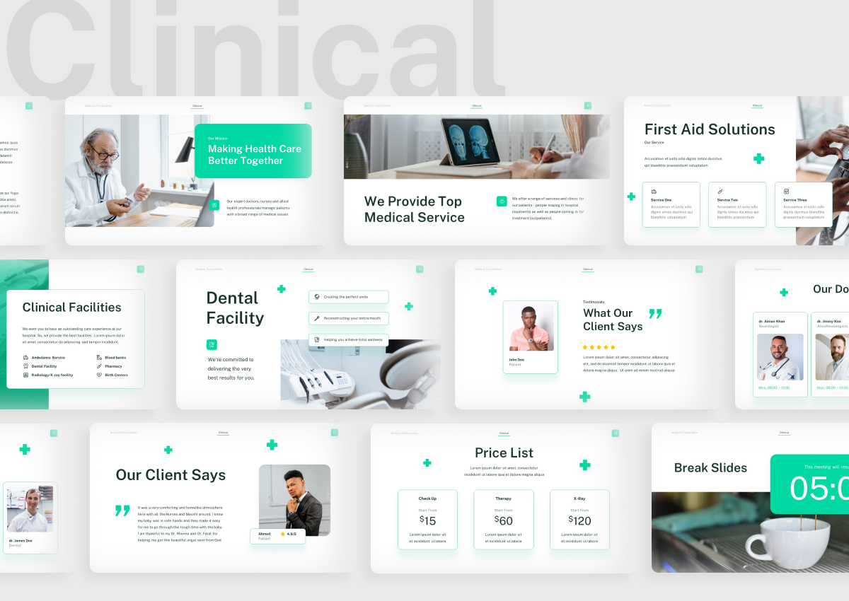 Clinical - Medical PowerPoint Presentation, Presentation Templates