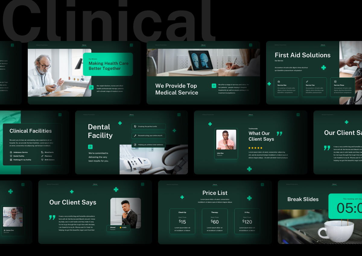 Clinical - Medical PowerPoint Presentation, Presentation Templates