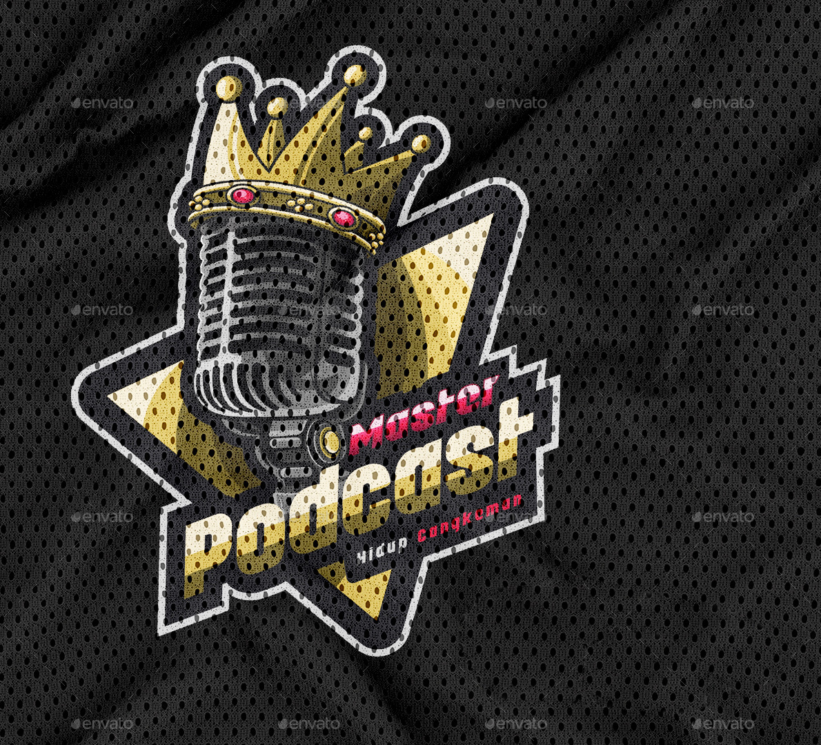 Podcast Master Logo Mascot, Logo Templates | GraphicRiver