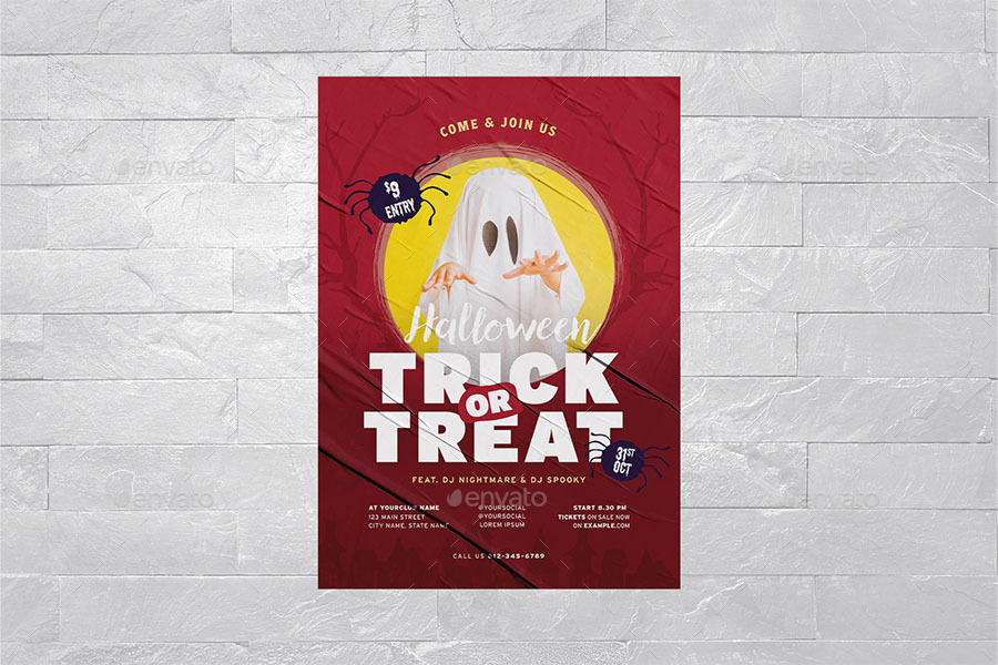 Halloween Flyer Template, Print Templates | GraphicRiver