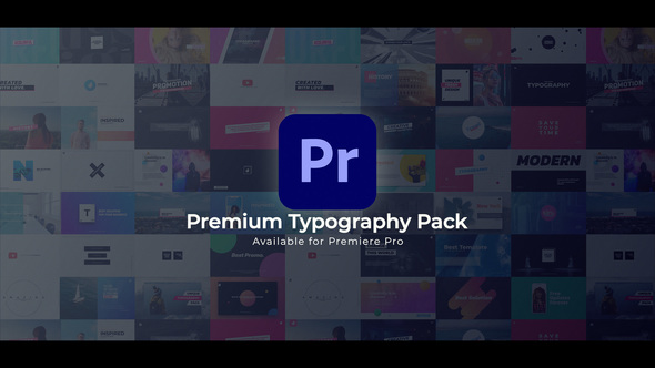 Typography Pack, Premiere Pro Templates | VideoHive