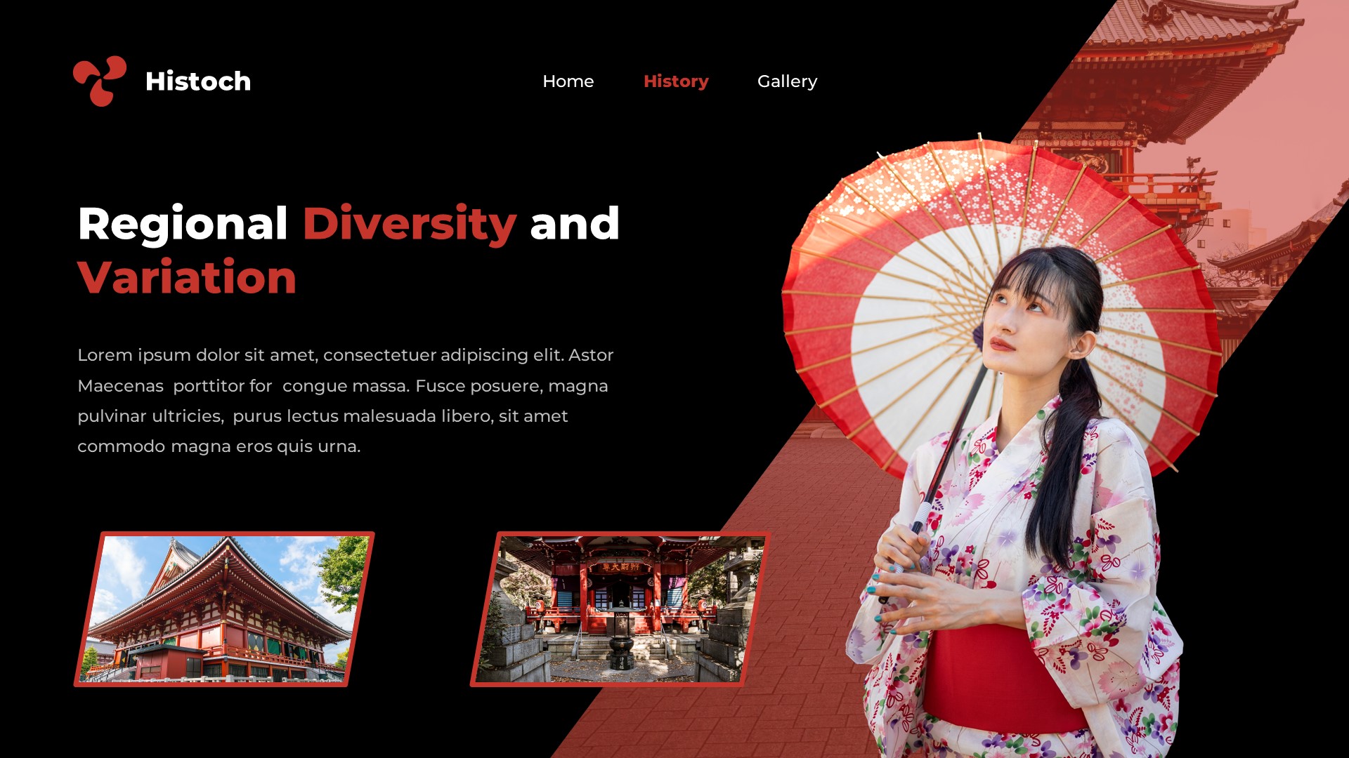 Histoch - Japan Travel and Tourism Powerpoint Template, Presentation ...