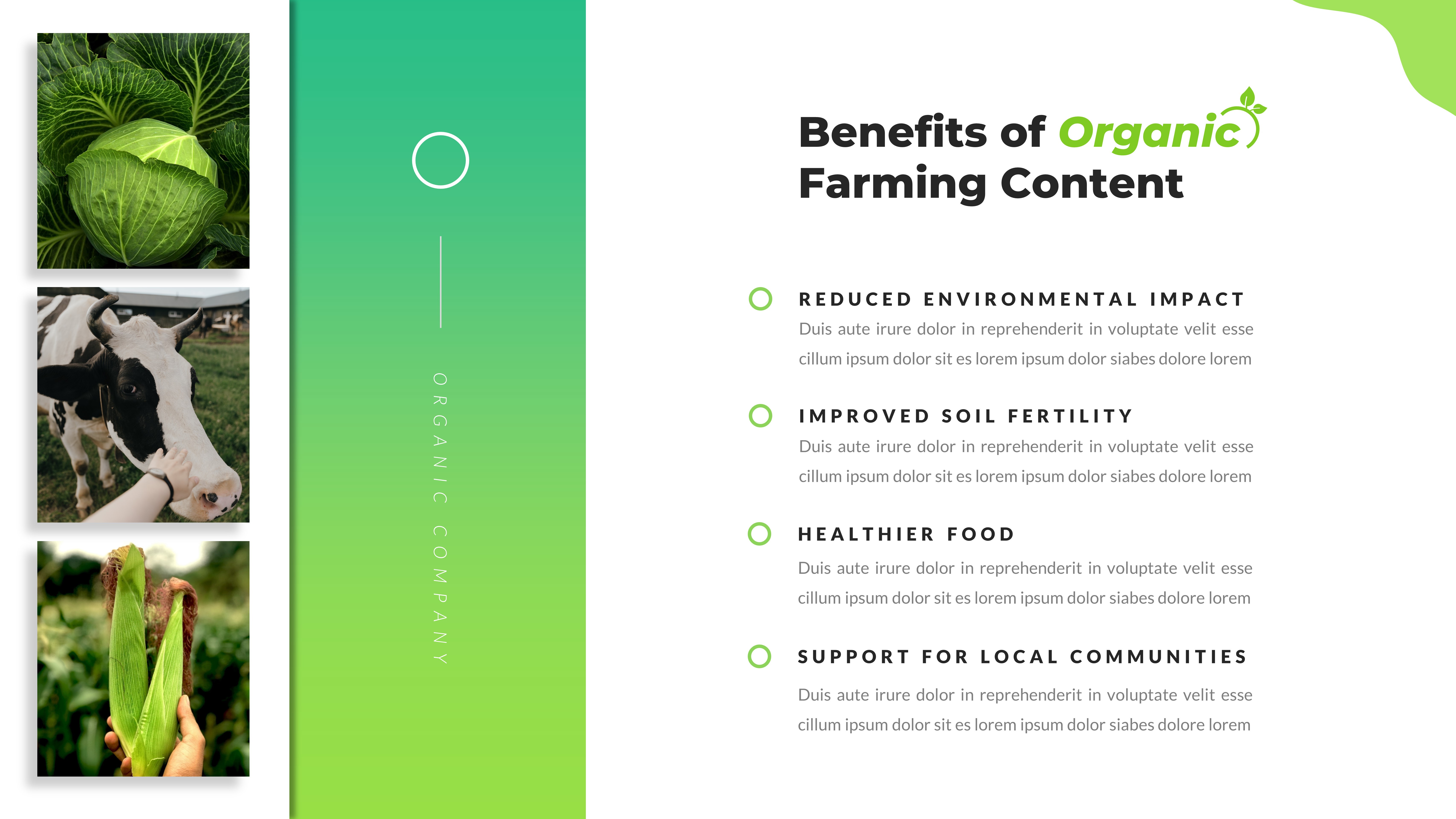 Organic Farm Agriculture Keynote Template, Presentation Templates ...