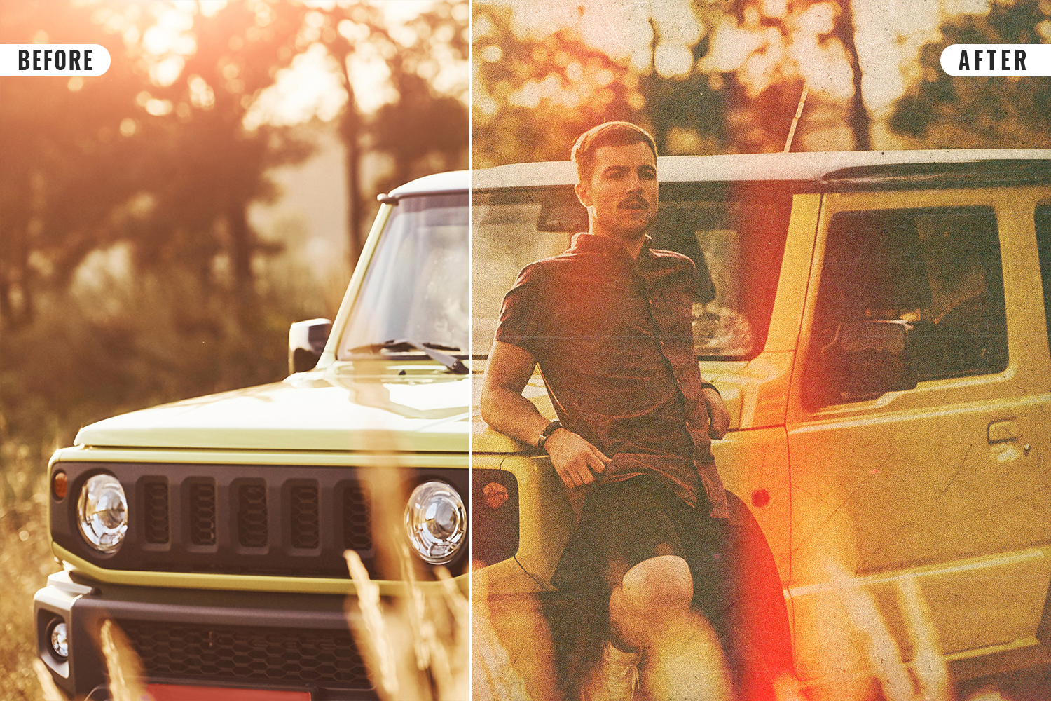 Retro Exposed Film Effect, Add-ons | GraphicRiver