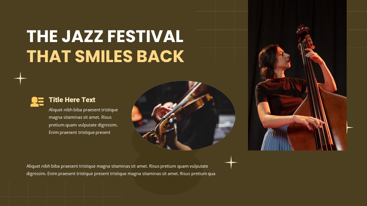 Jazz Festival PowerPoint Template, Presentation Templates | GraphicRiver