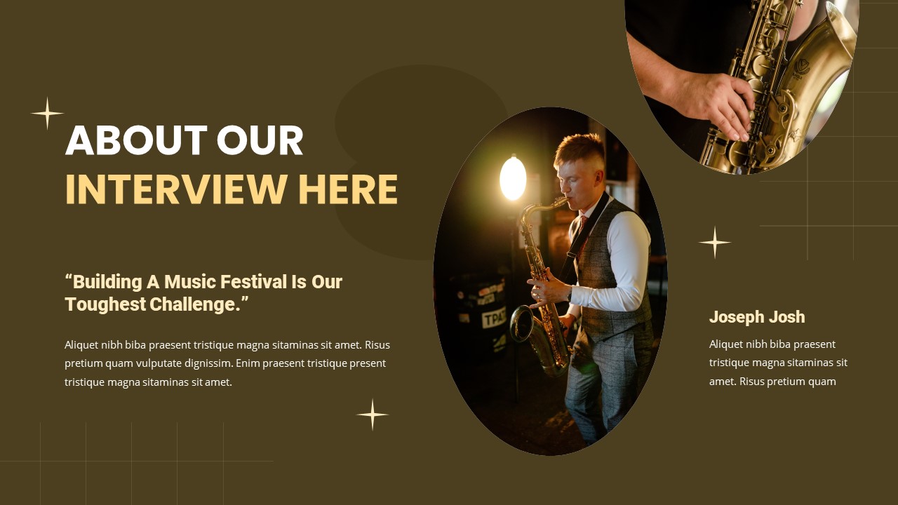 Jazz Festival PowerPoint Template, Presentation Templates | GraphicRiver