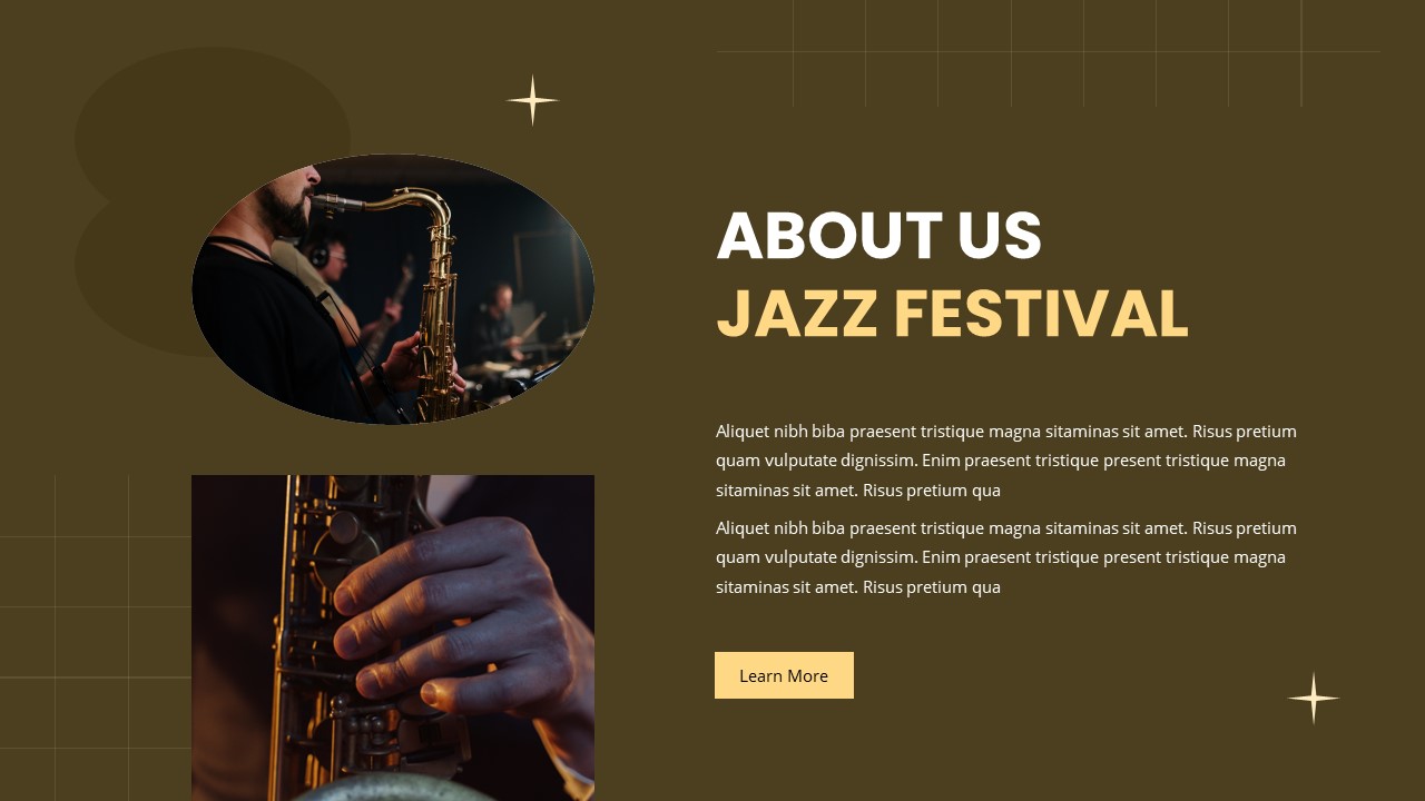 Jazz Festival PowerPoint Template, Presentation Templates | GraphicRiver