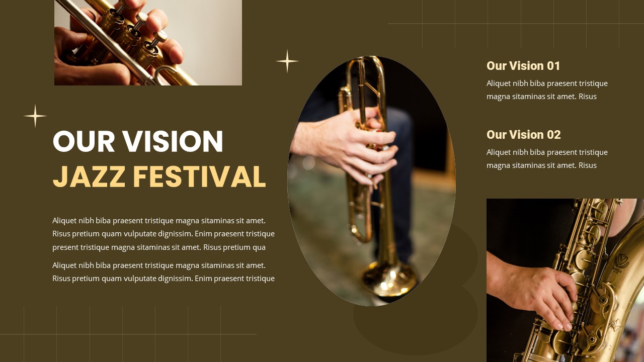 Jazz Festival PowerPoint Template, Presentation Templates | GraphicRiver