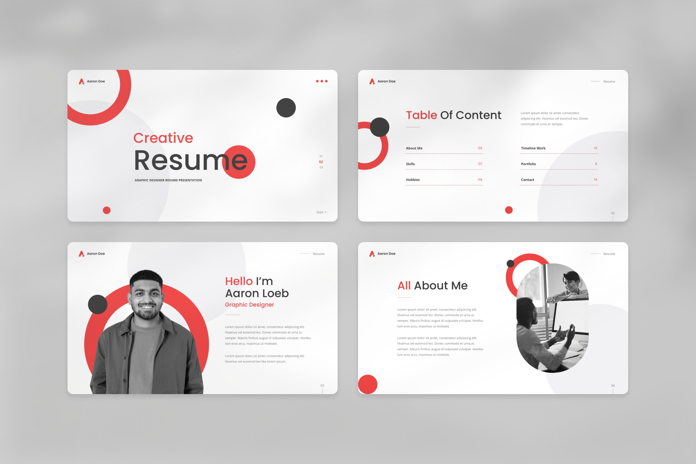 Creative Resume Powerpoint, Presentation Templates | GraphicRiver