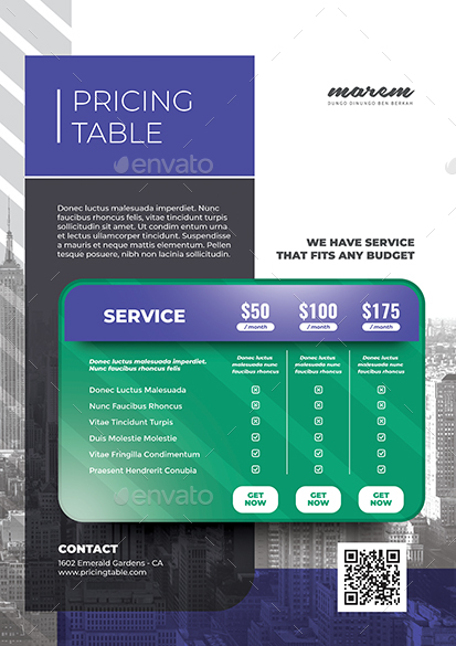 Essential Pricing, Print Templates | GraphicRiver