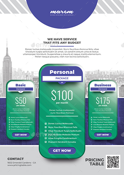 Essential Pricing, Print Templates | GraphicRiver