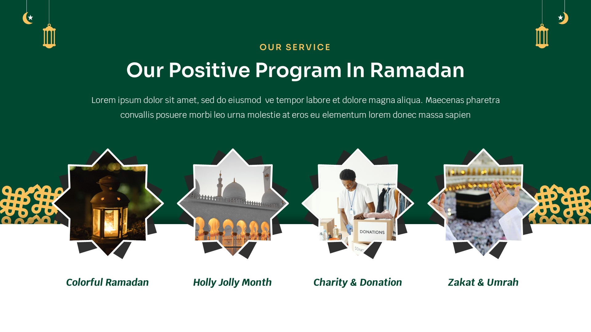 Mubaraak - Ramadan Mubarak Google Slides Template, Presentation Templates