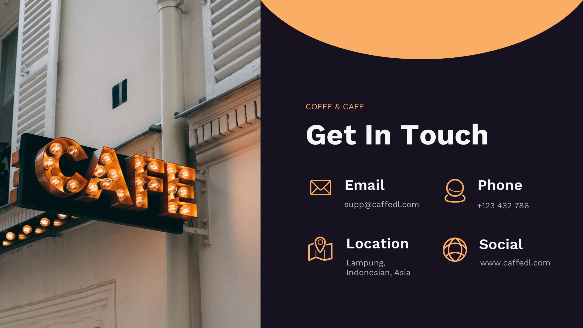 Cafedoelo - Coffe & Cafe Shop Powerpoint Template, Presentation Templates