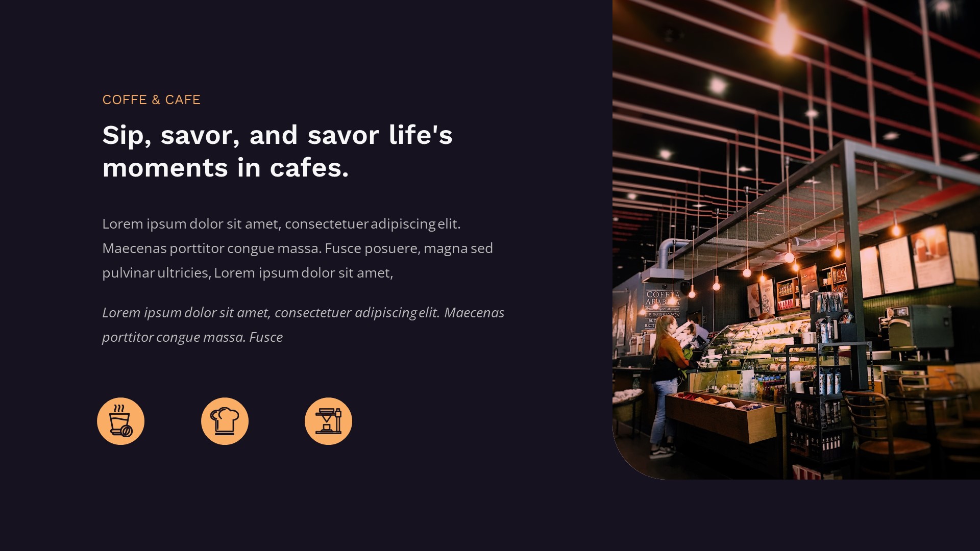 Cafedoelo - Coffe & Cafe Shop Google Slides Template, Presentation ...