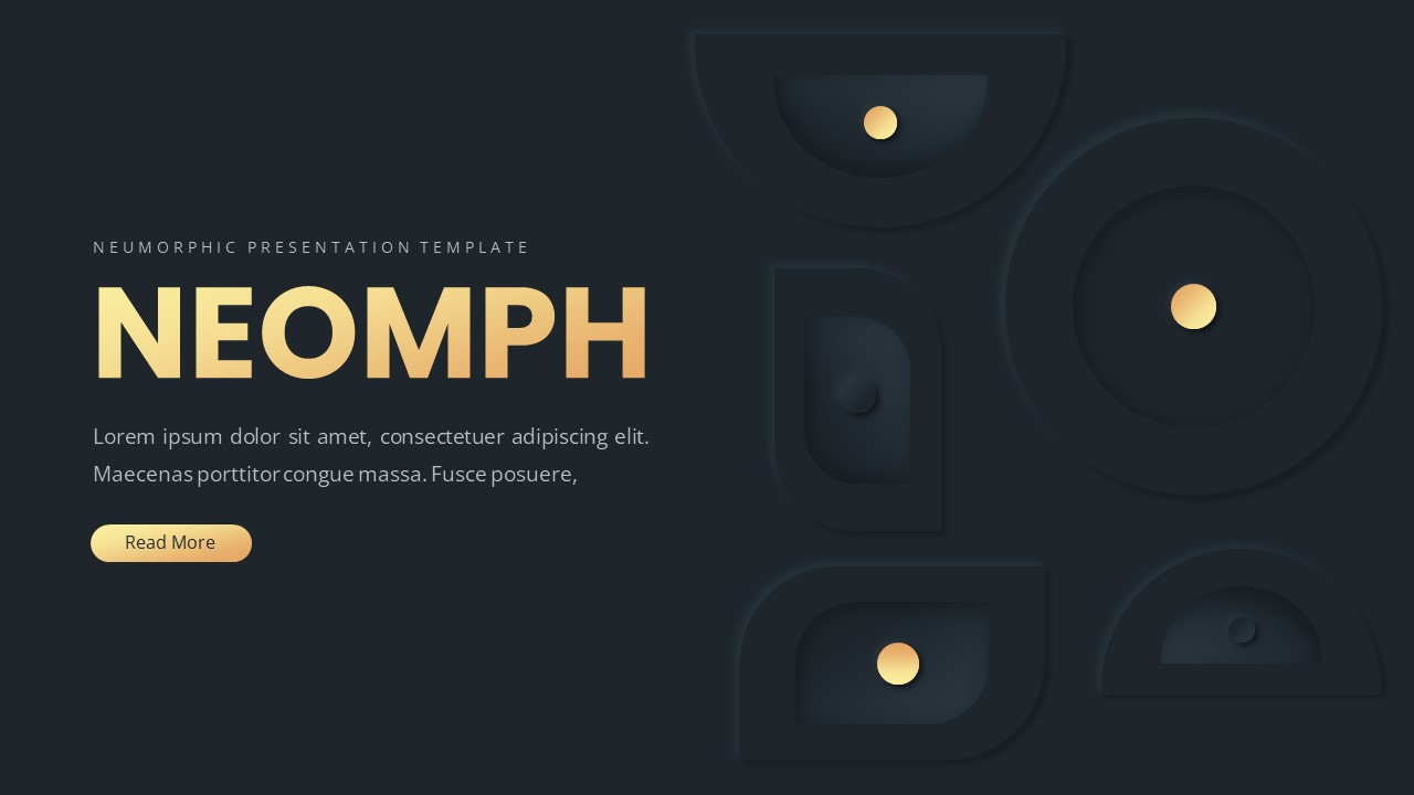 Neomph - Neumorphic Powerpoint Template, Presentation Templates ...