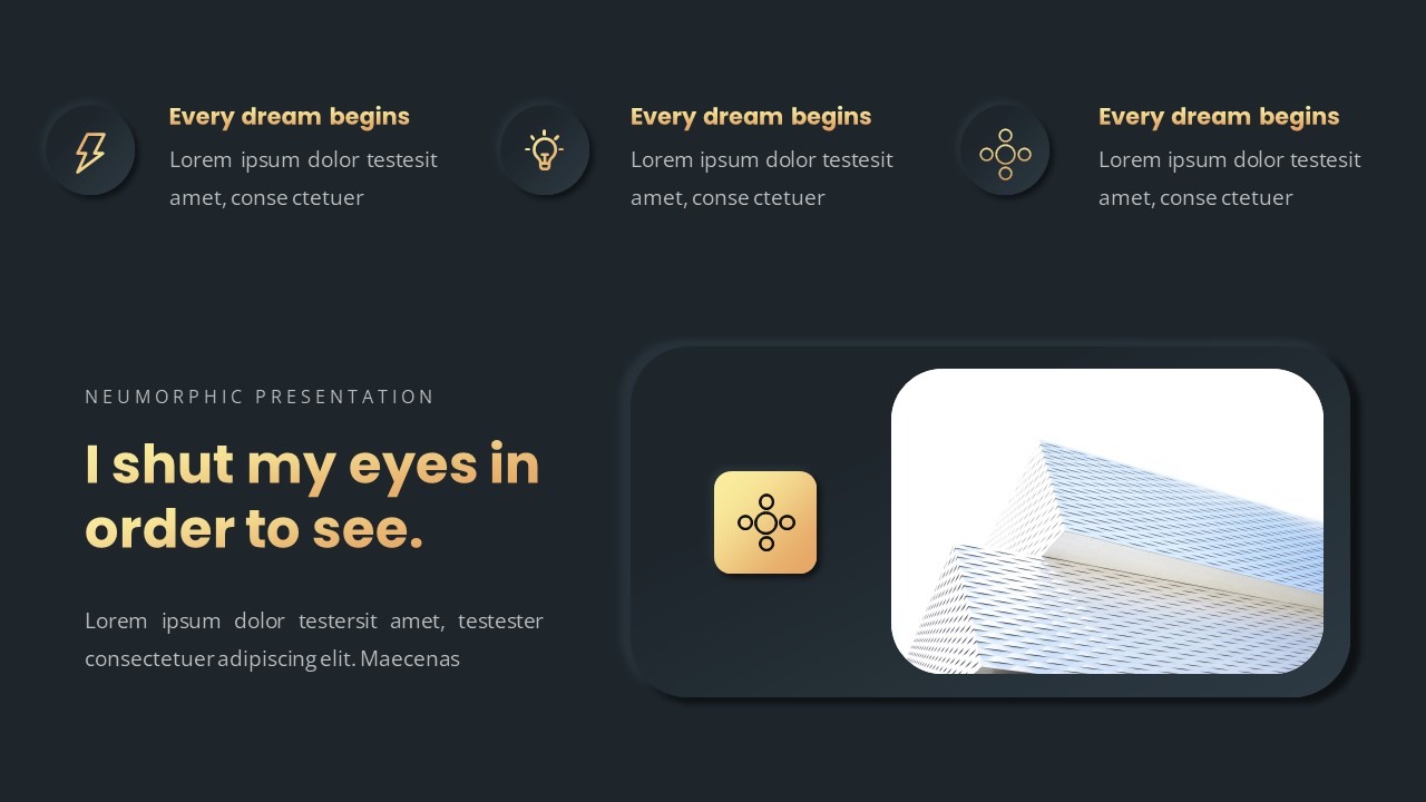 Neomph - Neumorphic Powerpoint Template, Presentation Templates ...