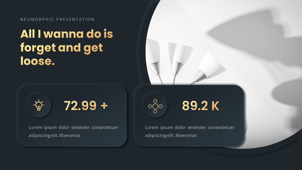 Neomph - Neumorphic Powerpoint Template, Presentation Templates ...