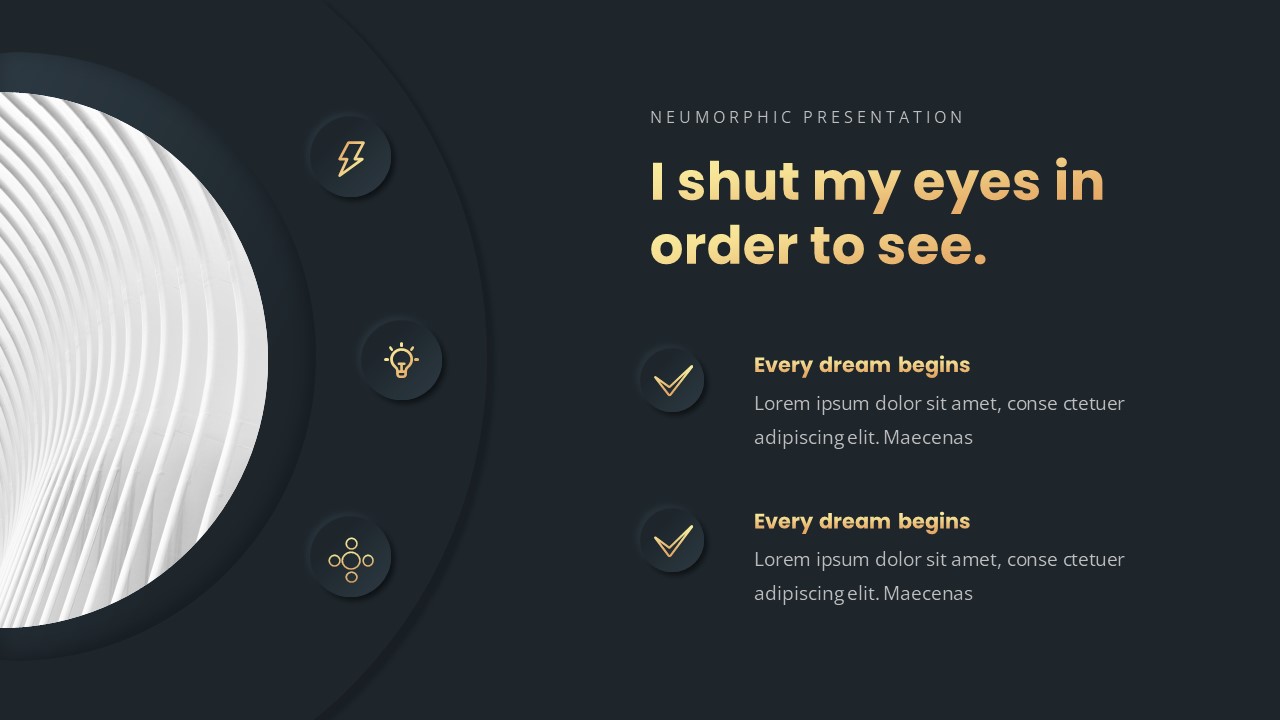 Neomph - Neumorphic Powerpoint Template, Presentation Templates ...