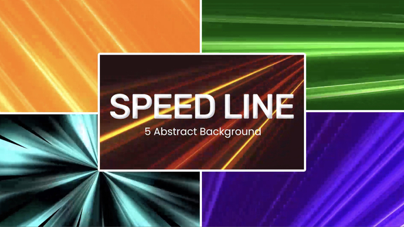 Speed Line Background Loop, After Effects Project Files | VideoHive