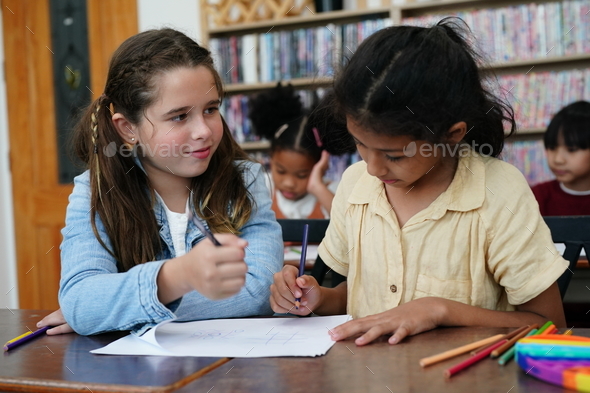 Young kids learning in classroom Stock Photo by FoToArtist_1 | PhotoDune
