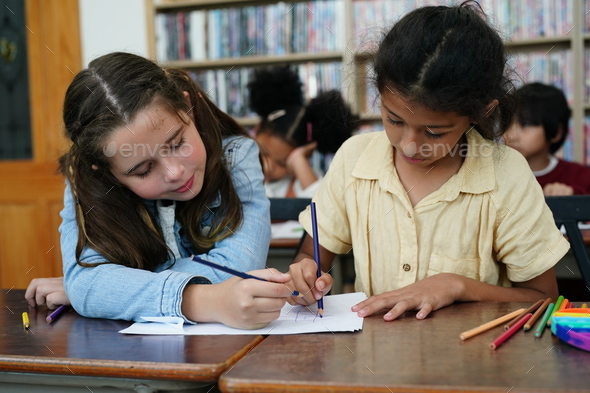 Young kids learning in classroom Stock Photo by FoToArtist_1 | PhotoDune