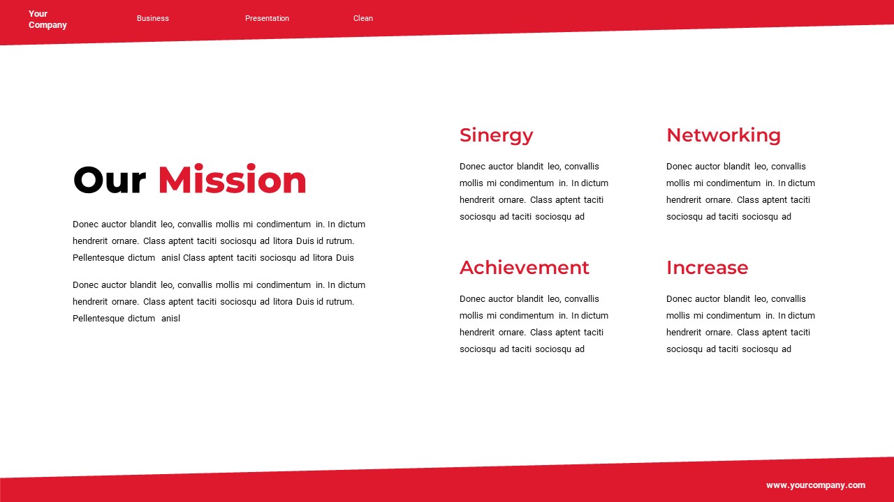 Business Presentation - Red, Presentation Templates | GraphicRiver