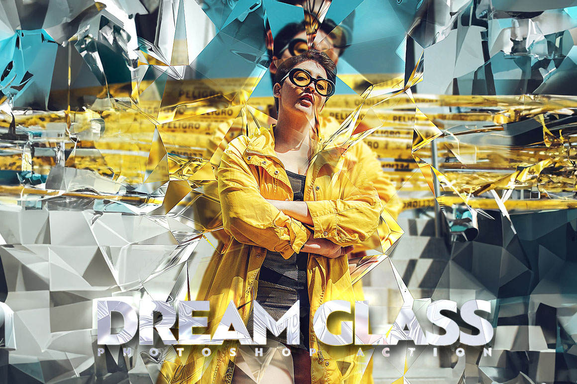 Dream Glass Photoshop Action, Add-ons | GraphicRiver