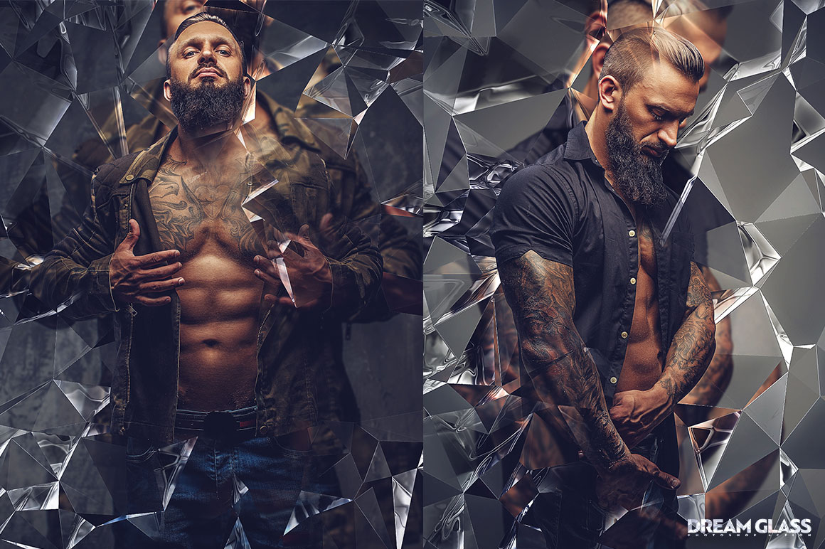 Dream Glass Photoshop Action, Add-ons | GraphicRiver