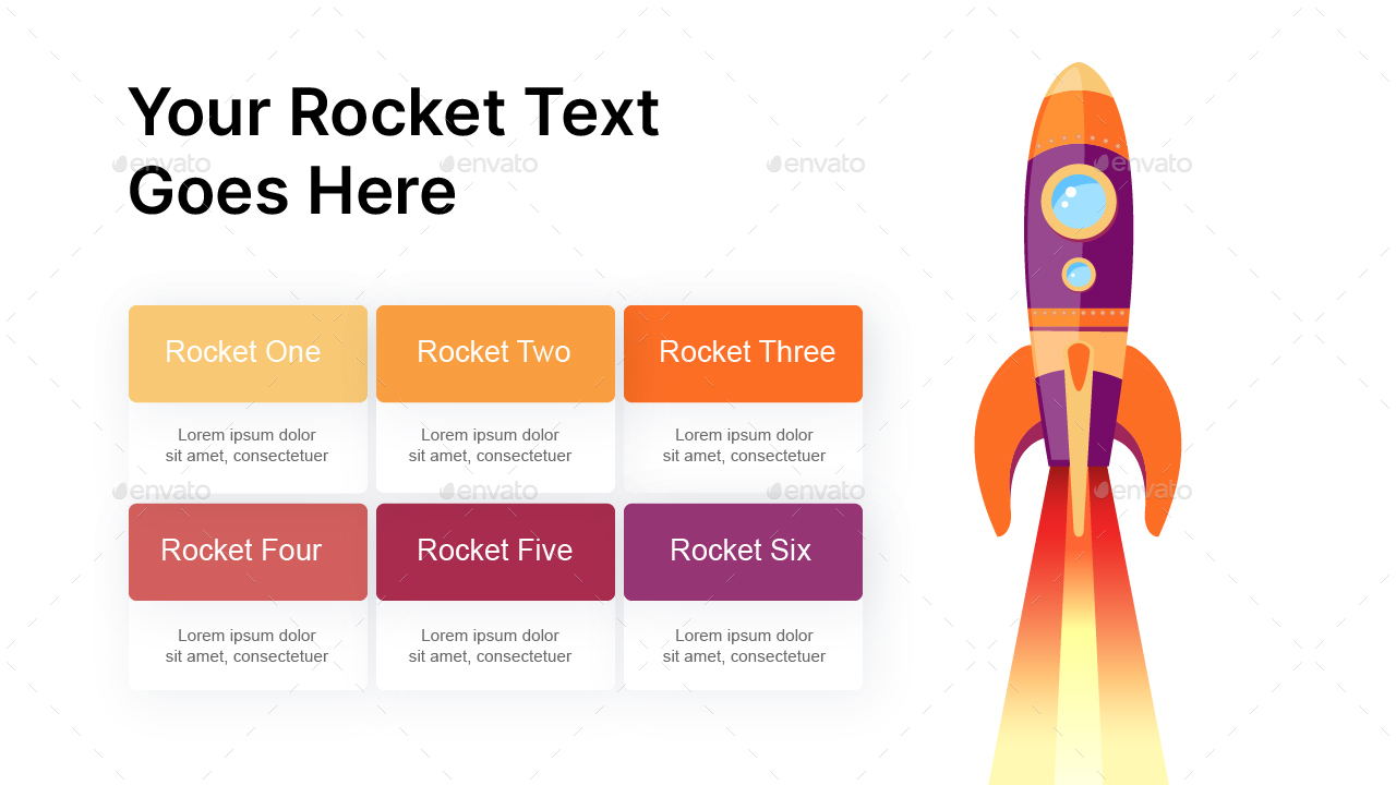 Rocket Infographic Asset Illustrator, Infographics | GraphicRiver