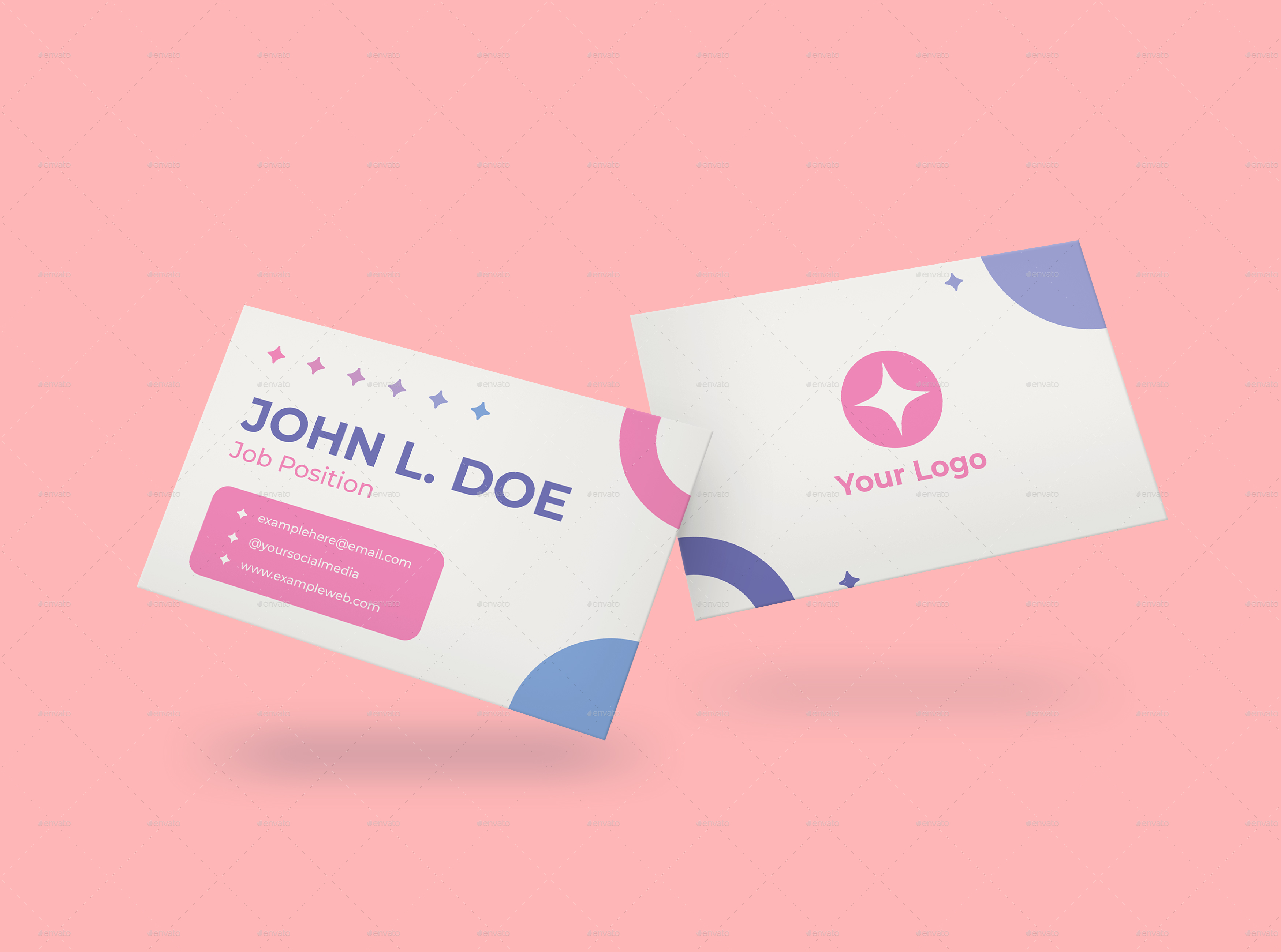 Pastel Business Card, Print Templates | GraphicRiver