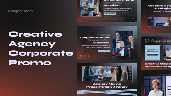 Creative Agency Corporate Promo, After Effects Project Files | VideoHive