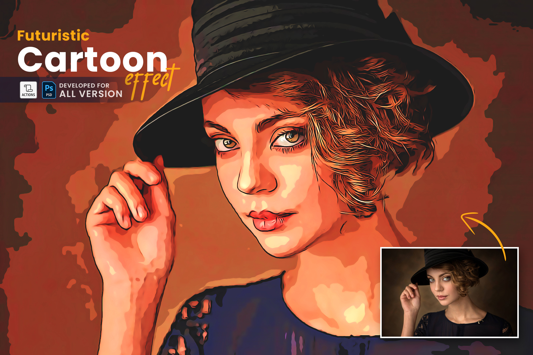 Futuristic Cartoon Effect, Add-ons | GraphicRiver