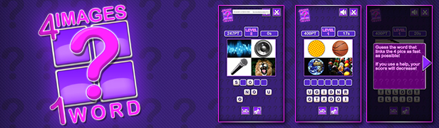 4 Images 1 Word - HTML5 Quiz Game by codethislab | CodeCanyon